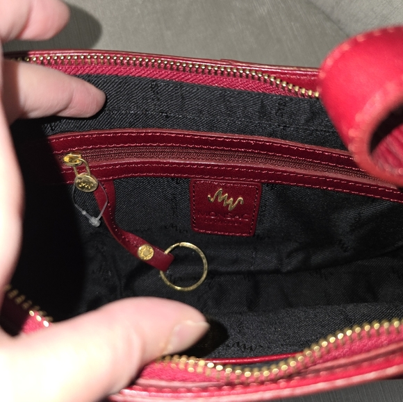 Monsac | Bags | Vintage Monsac Original Red Purse With Matching Wallet ...